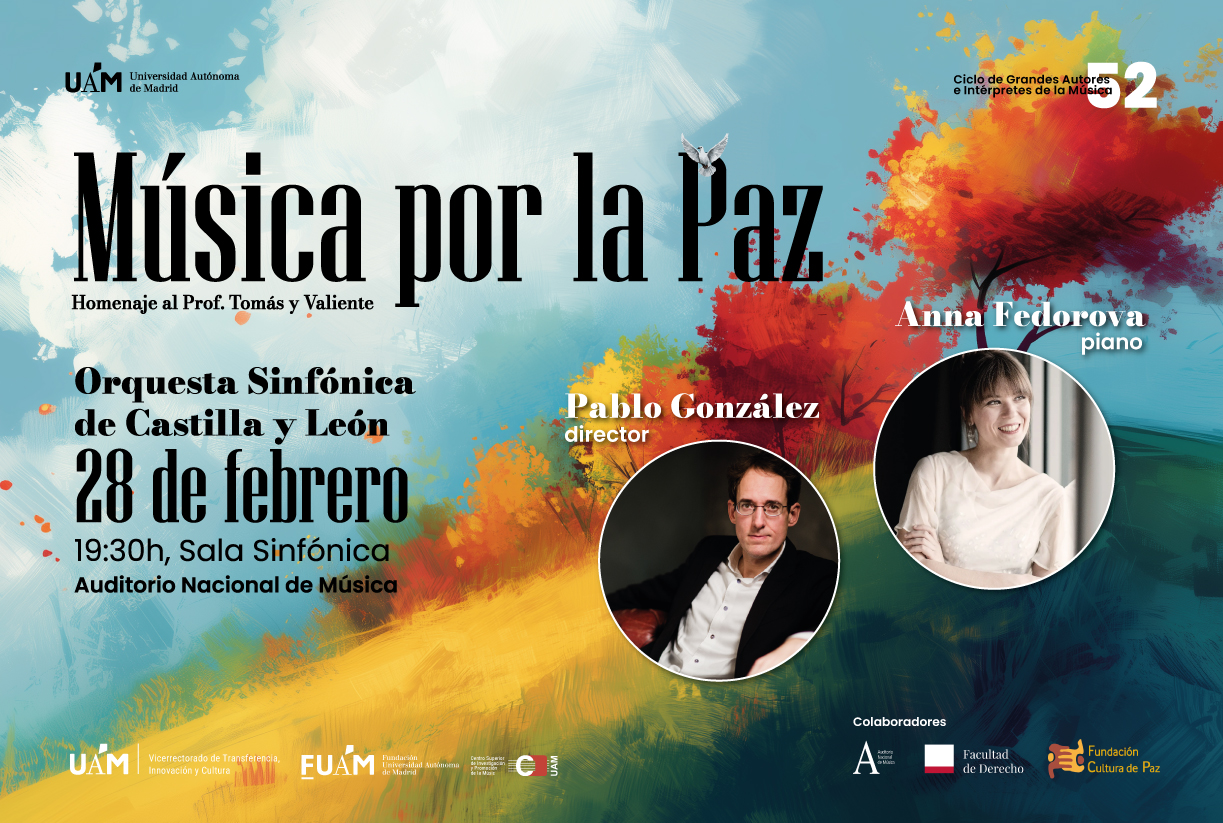 Música por la Paz, el 28 de febrero en el Auditorio Nacional de Música ...